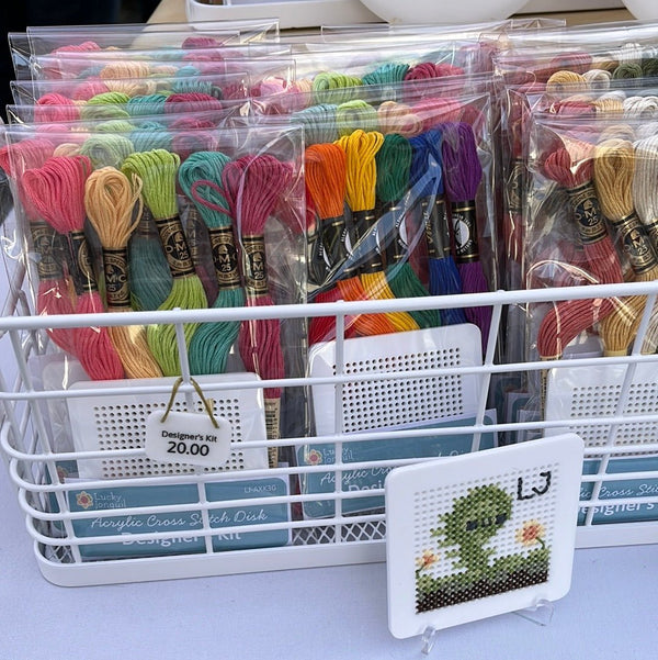 Acrylic Cross Stitch Doodle Kit – Lucky Jonquil